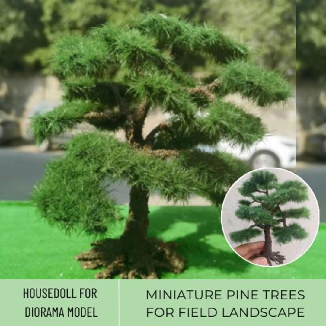 1 Pc Miniature Spruce Pine Tree, Tree Diy Miniature Dioramas Display ...