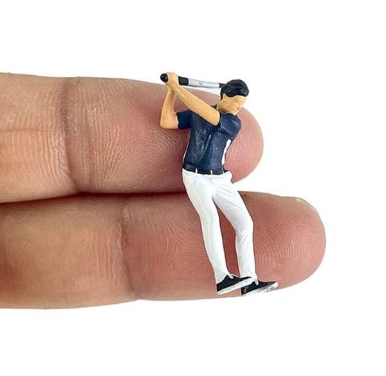 1pc Miniature Figurine 1:64 Golf Players | People Playing Golf ...