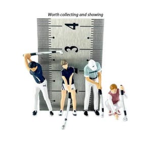 1pc Miniature Figurine 1:64 Golf Players | People Playing Golf ...