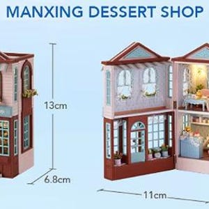 DIY Miniature Candy Cake Shop | Mini Tea Shop | DIY Miniatur Café for ...
