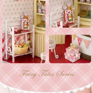 DIY Miniature Pink Sweet Shop With Girl Kit, Miniature Cakes, Sweets ...