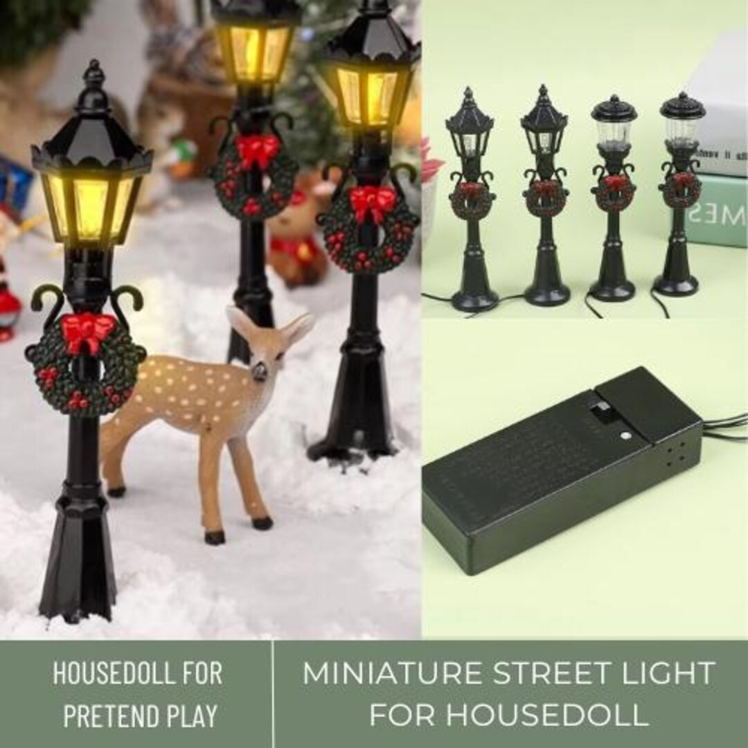 1 Set Miniature Realistic Street Light, Christmas Street Light ...