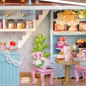 DIY Miniature Candy Cake Shop | Mini Tea Shop | DIY Miniatur Café for ...