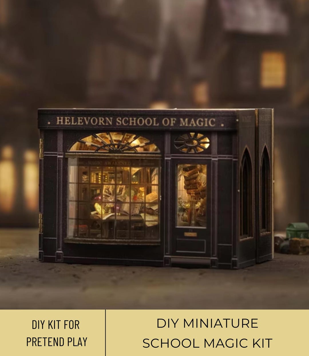 DIY Miniature Magic School Kit, Miniature Wizard School, Tiny Magic ...