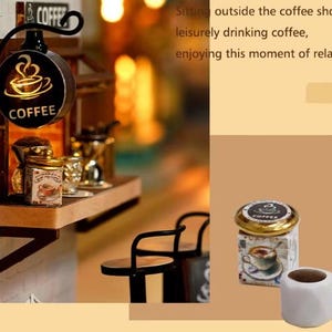 DIY Miniature Cafe, Miniature Coffee Shop Kit, Build a Miniature ...