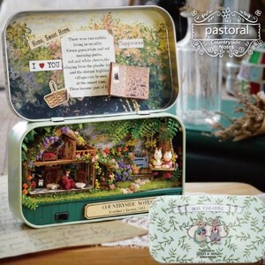 DIY Adorable Miniature Box Theatre Kit, Miniature Garden, Miniature ...