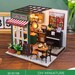 Diy Miniature Coffee Shop Kit | Miniature Coffee House With Piano ...