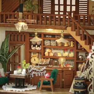 DIY Miniature Coffee & Bakery Shop Kit | Miniature Cake Shop ...