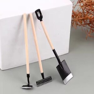 Miniature Gardening Tool Set, Mini Farm Tools Set Watering Can Rake ...