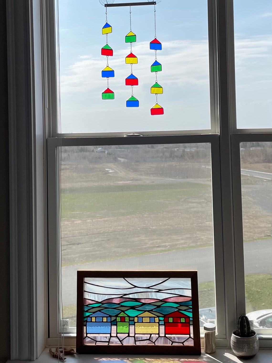 South African Stained Glass Beach Houses - Etsy Canada