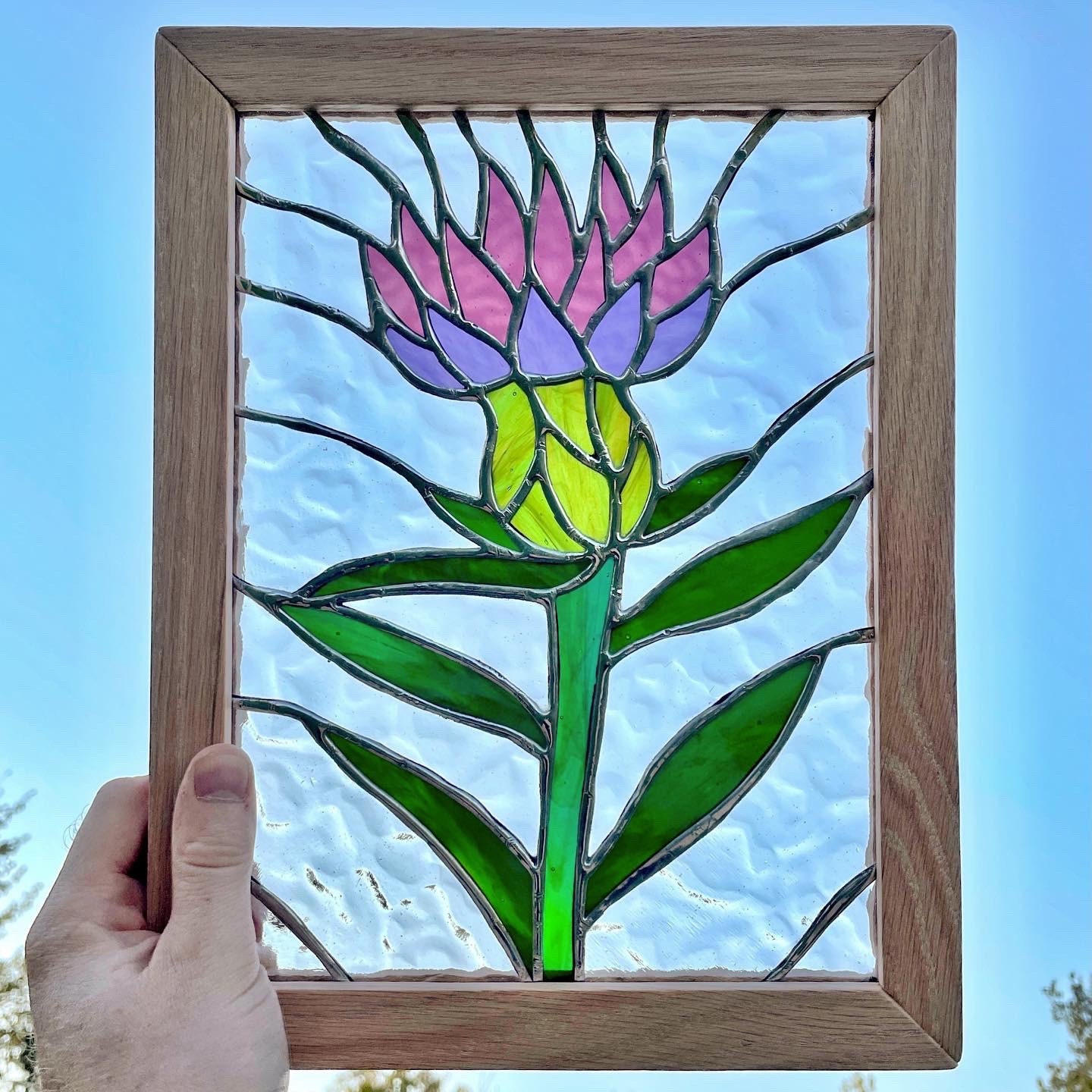 Wild Flower Stained Glass - Etsy