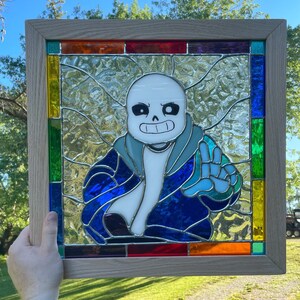Sans Undertale Inspired Stained Glass - Etsy