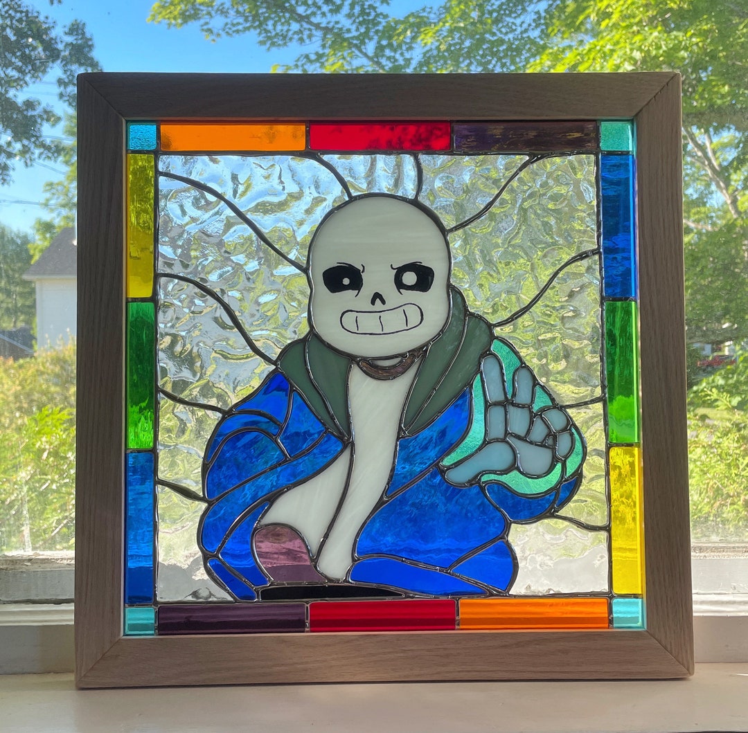 Sans Undertale Inspired Stained Glass - Etsy