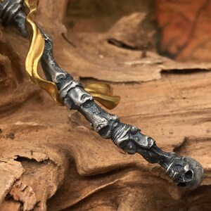 Death's Scythe-hell Blade Pendant — 24K Gold / S925 Silver—handmade ...