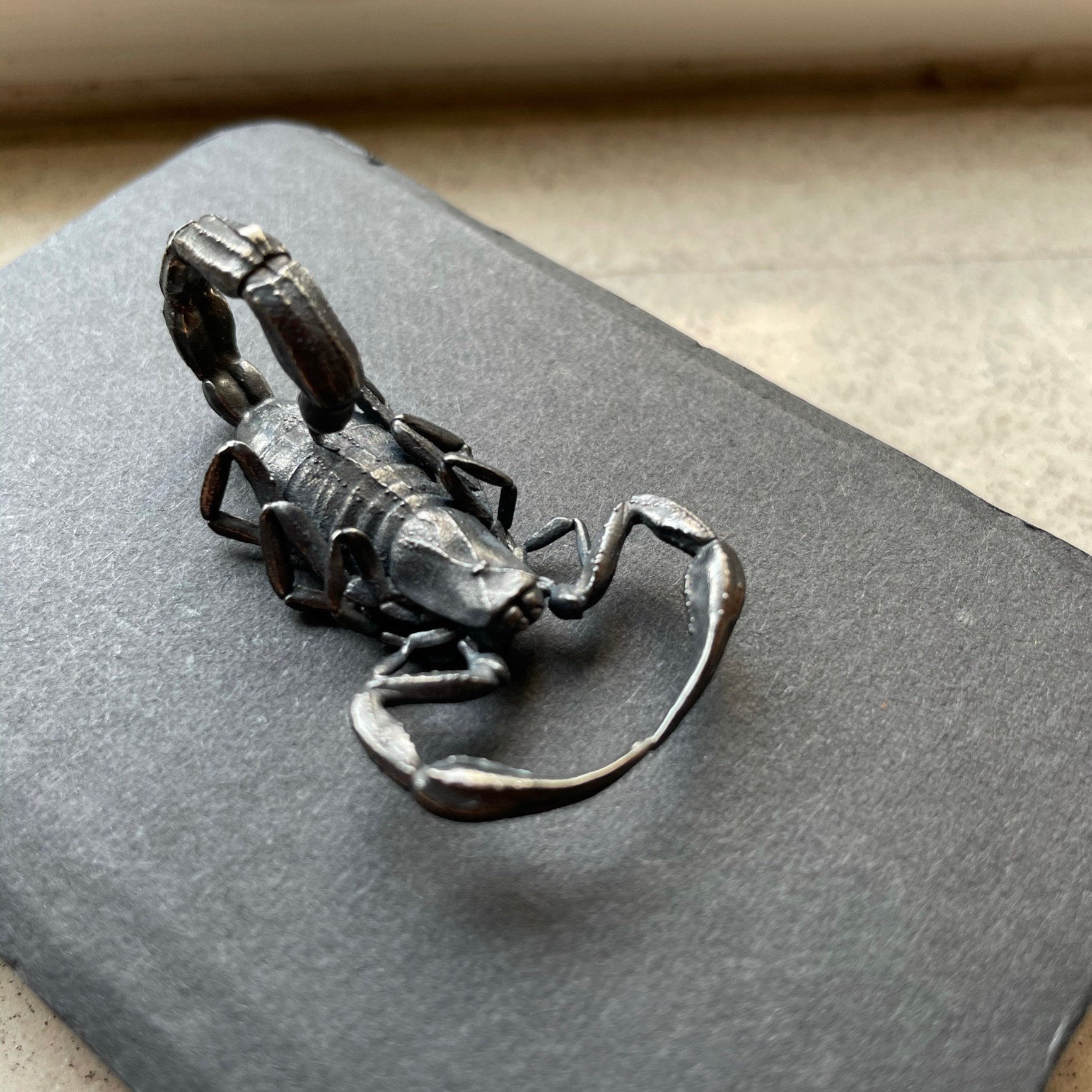 Handmade Sterling Silver Scorpion Pendant Necklace - Gothic Jewelry - Etsy