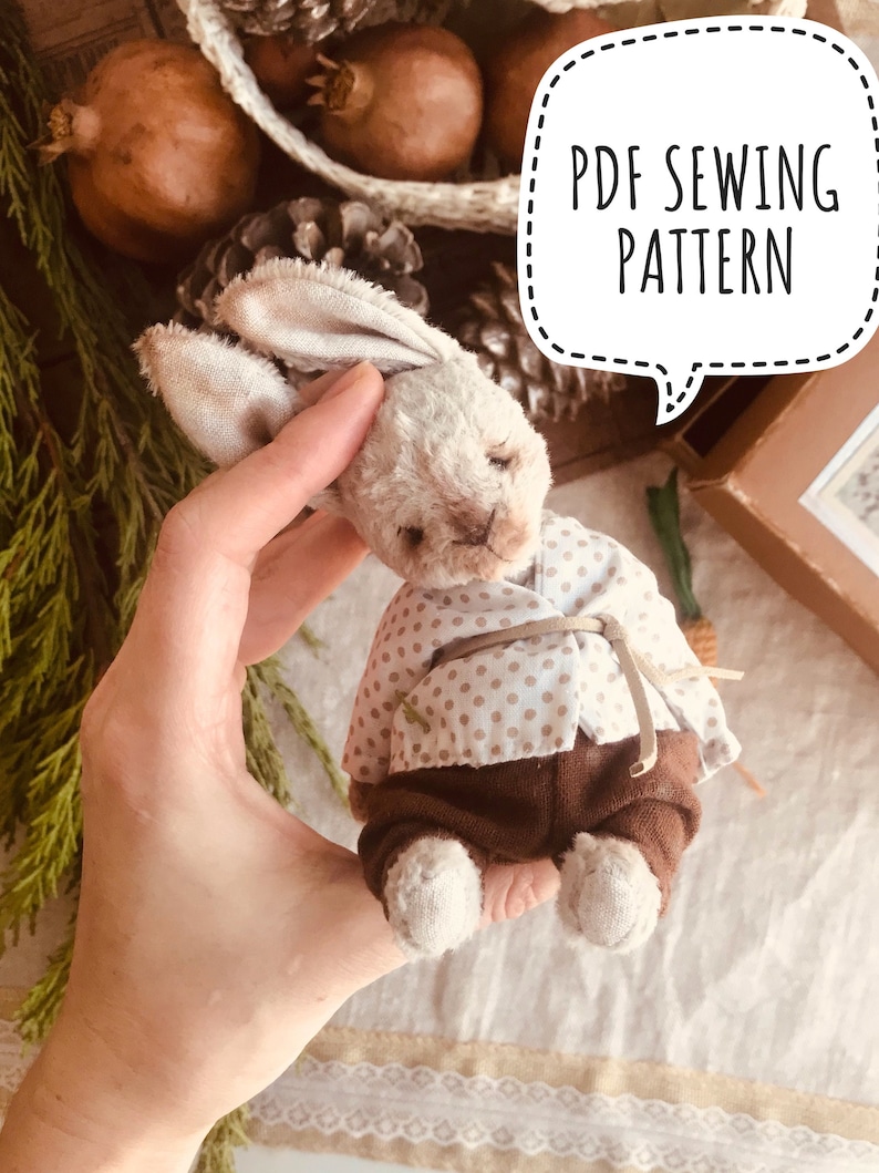 Stuffed Teddy Bear Sewing Pattern Pdf Pattern for Bear - Etsy
