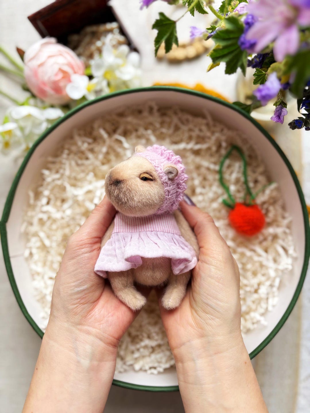 Capybara/capybara in Clothes/decorative Toys/toys Handmade Teddy Bears ...