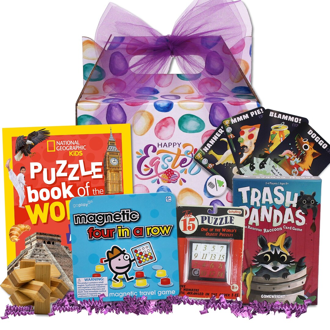 Brain Buster Kid's Easter Gift Basket - Etsy