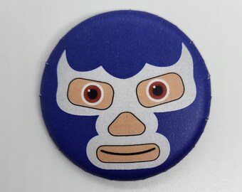 Mexican Luchador Patch Blue Demon Lucha Libre Wrestling - Etsy