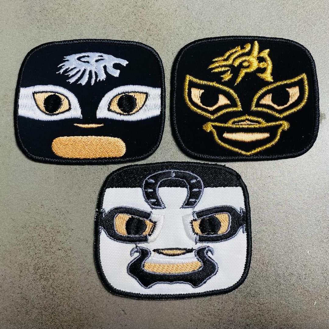 Lucha Libre 3 Pack Sanson, Cuatrero, Forastero Iron on Patches - Etsy