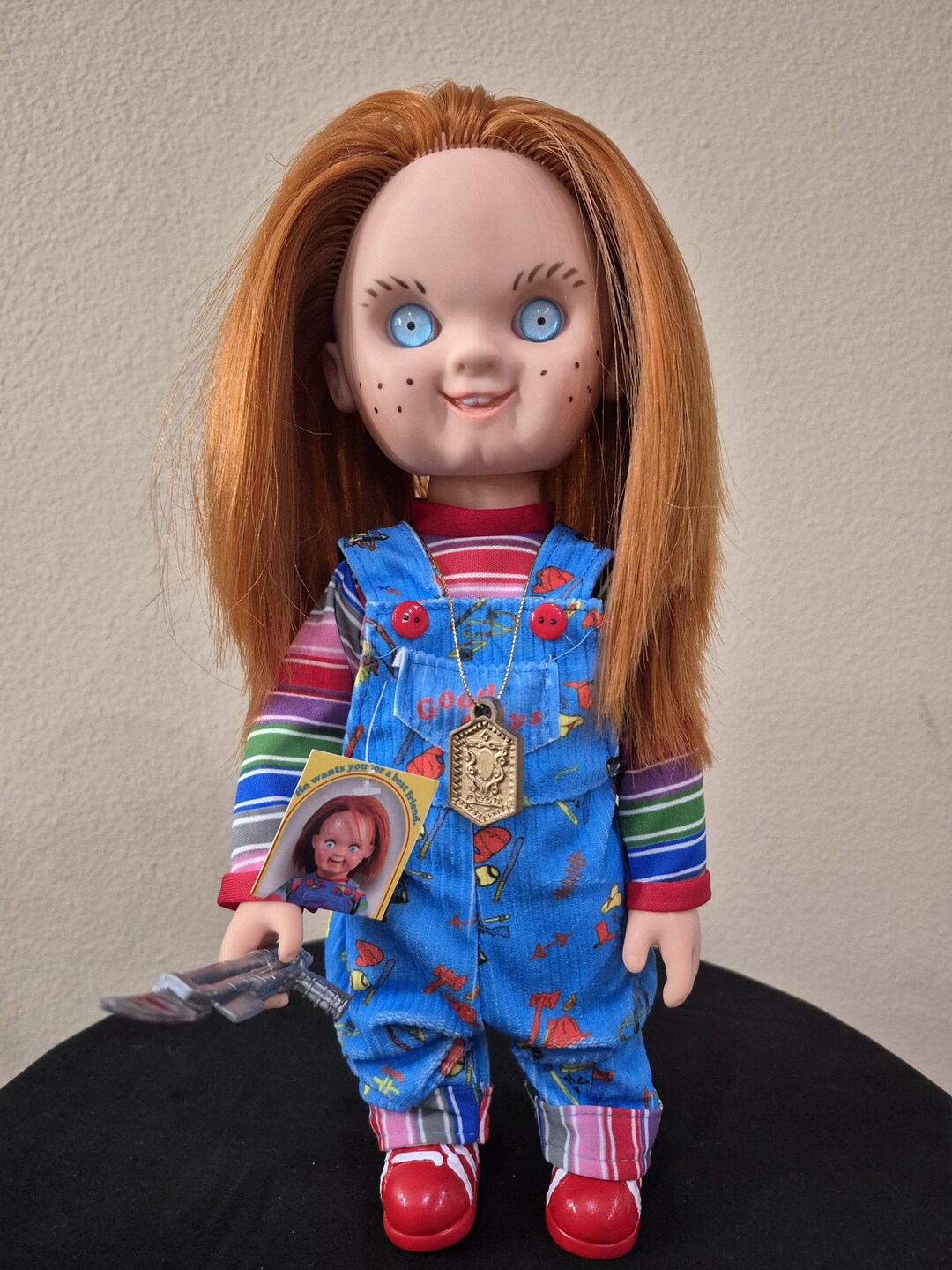 Child's Play Chucky Good Guy Doll With Weapon and Amulet. - Etsy
