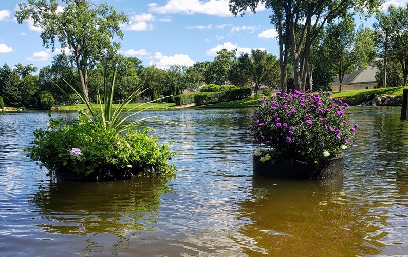 Floating Garden | Flower Pot for Lakes and Ponds - Etsy