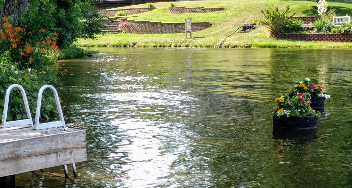 Floating Garden | Flower Pot for Lakes and Ponds - Etsy