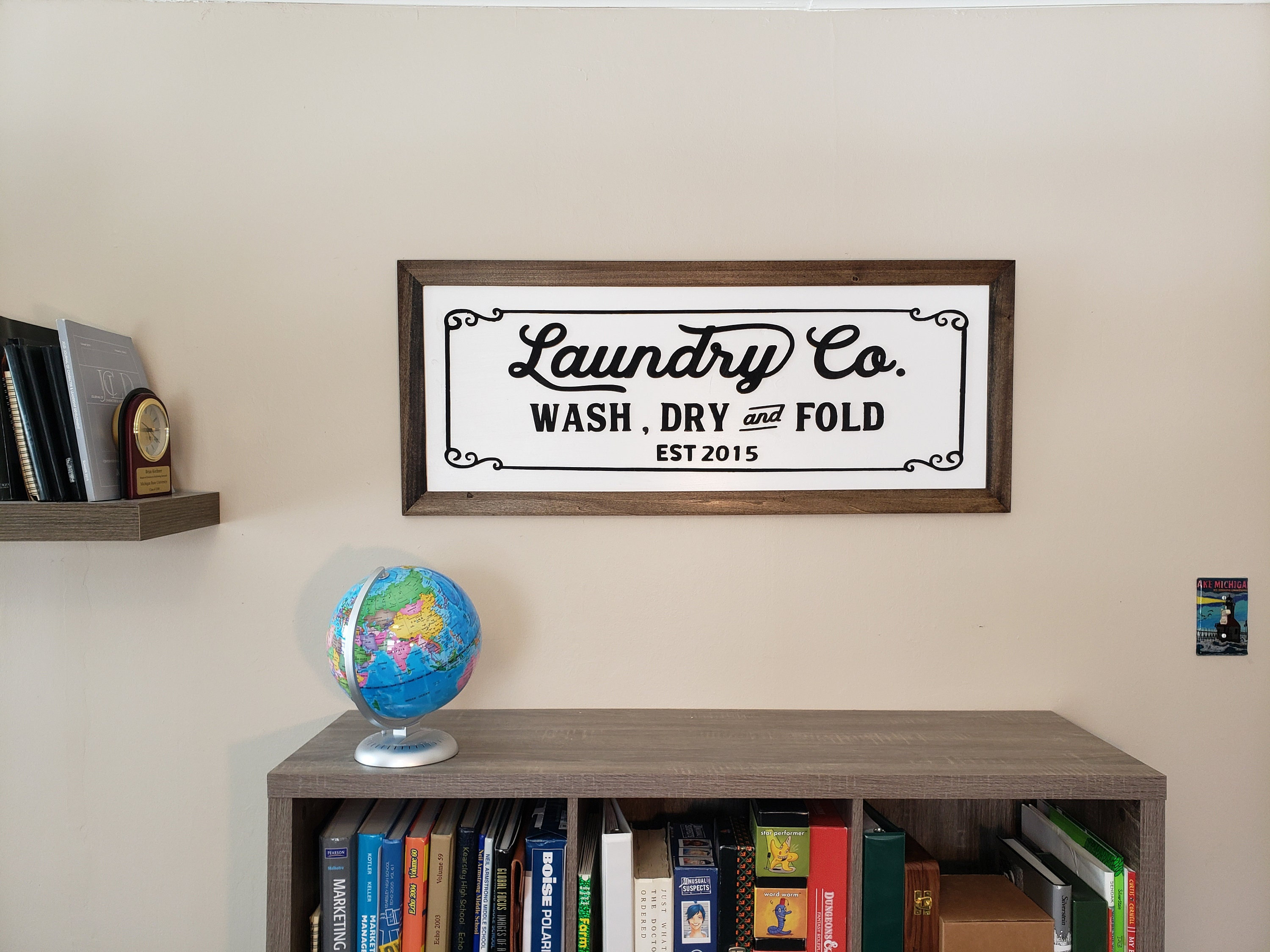 Wash, Dry & Fold Laundry Sign - Etsy