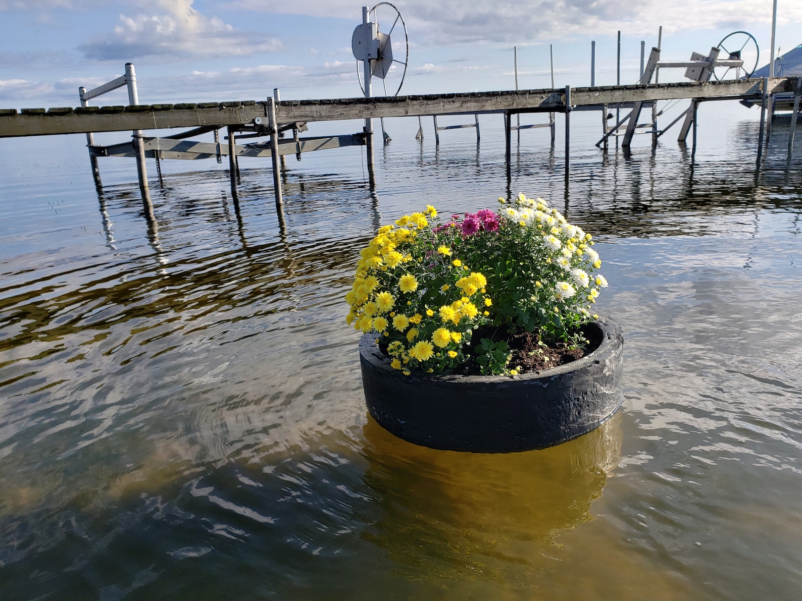 Floating Garden | Flower Pot for Lakes and Ponds - Etsy