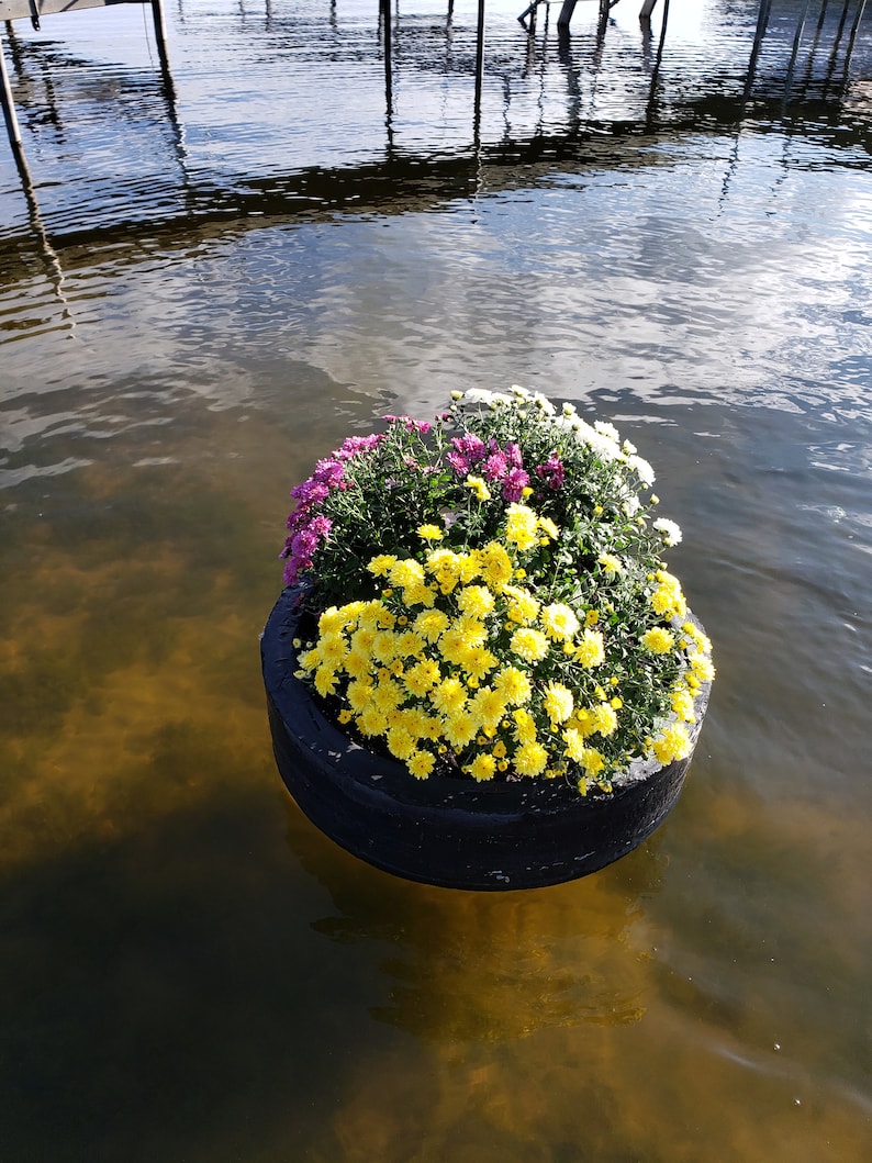 Floating Garden | Flower Pot for Lakes and Ponds - Etsy