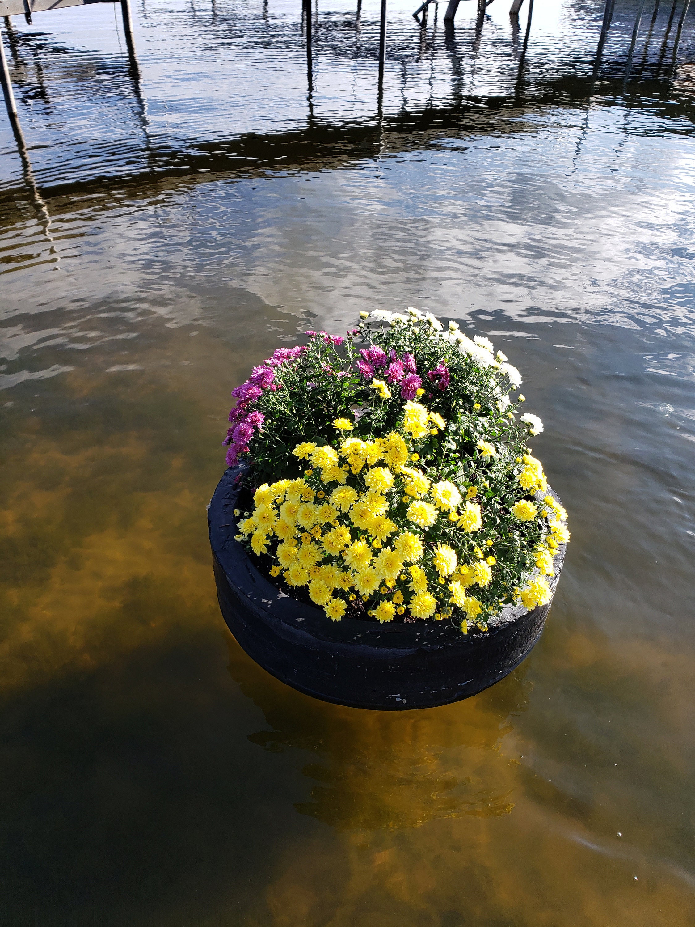Floating Garden | Flower Pot for Lakes and Ponds - Etsy