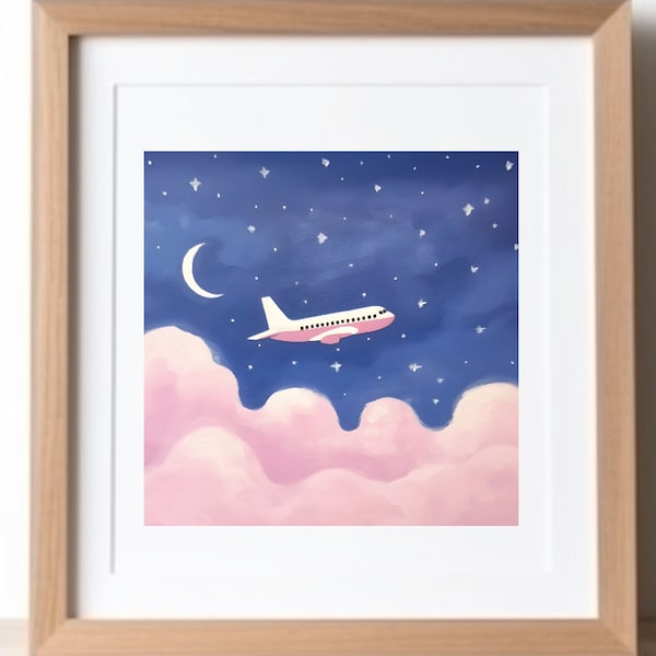 Acrylic Airplane Painting - Etsy