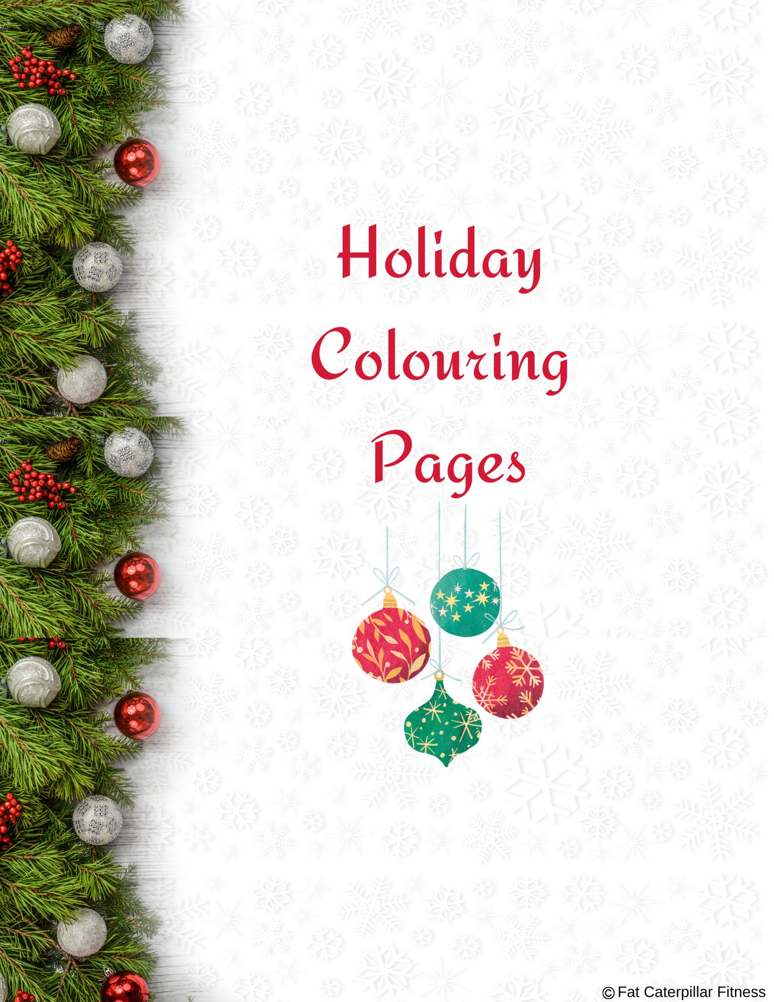20 Holiday Coloring Pages, Christmas Coloring Pages Printable, Kids ...