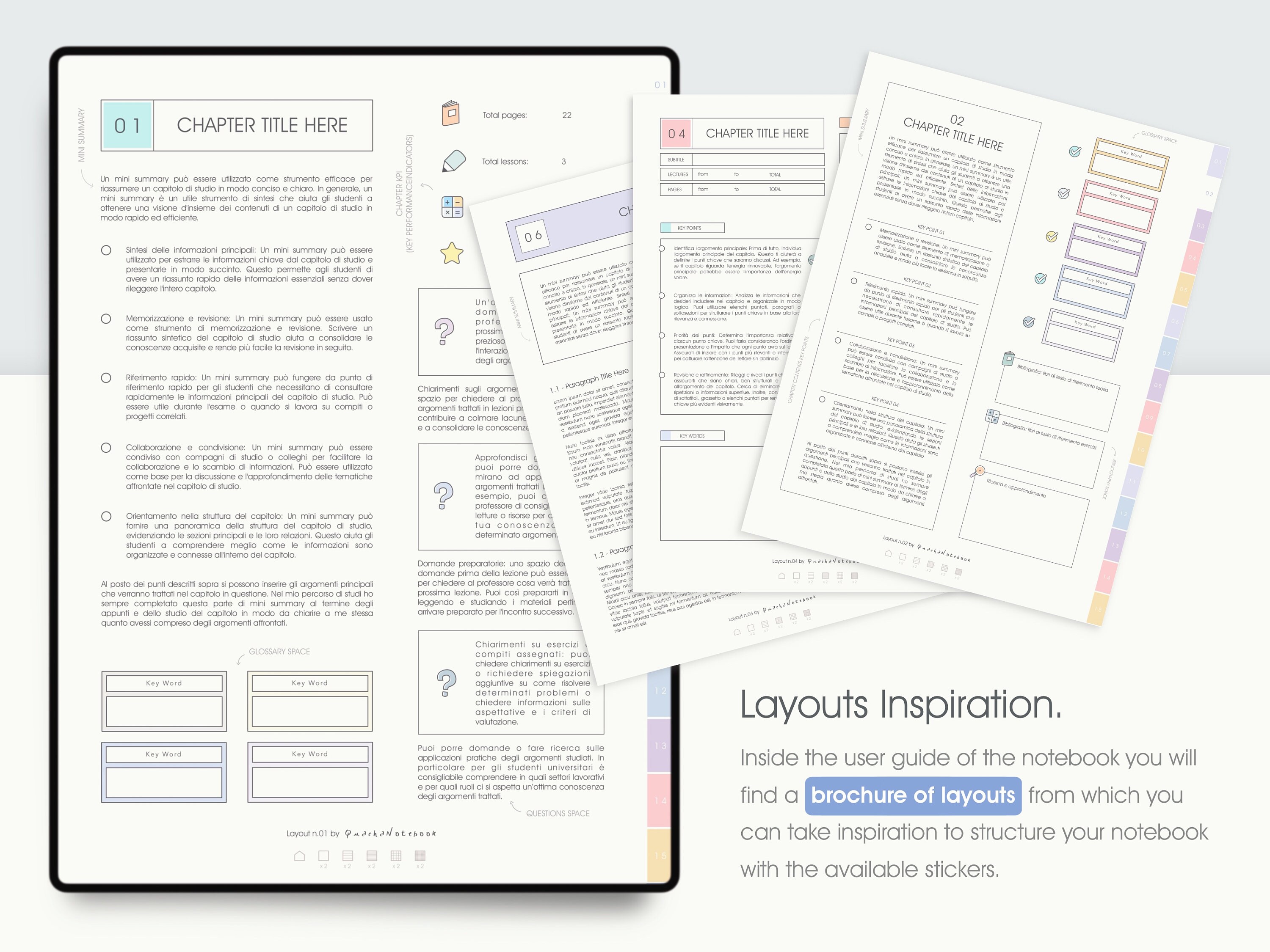 Tab Digital Notebook for Taking Notes on Ipad. Digital Student ...