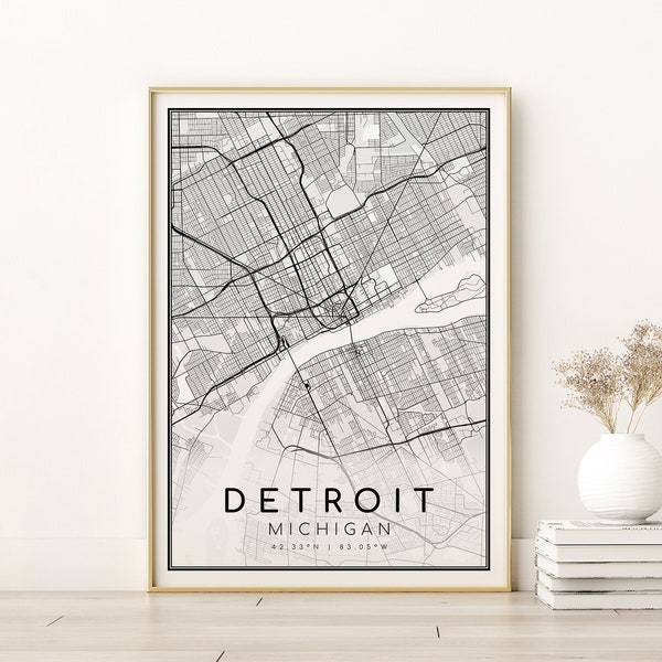 Detroit Poster - Etsy