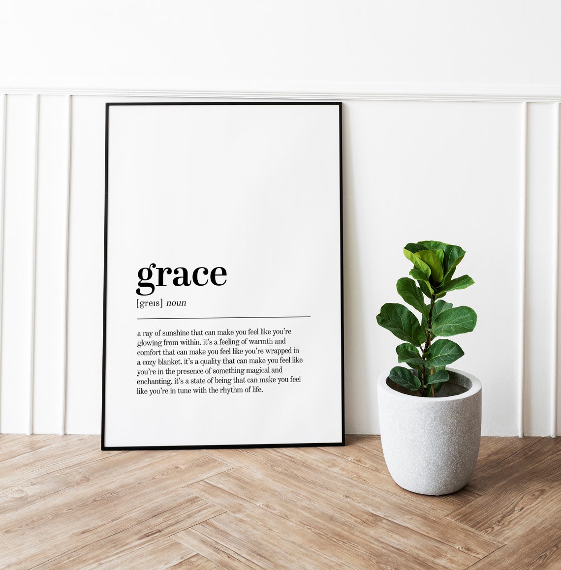 Grace Definition Print, Grace Printable Poster, Grace Wall Prints ...