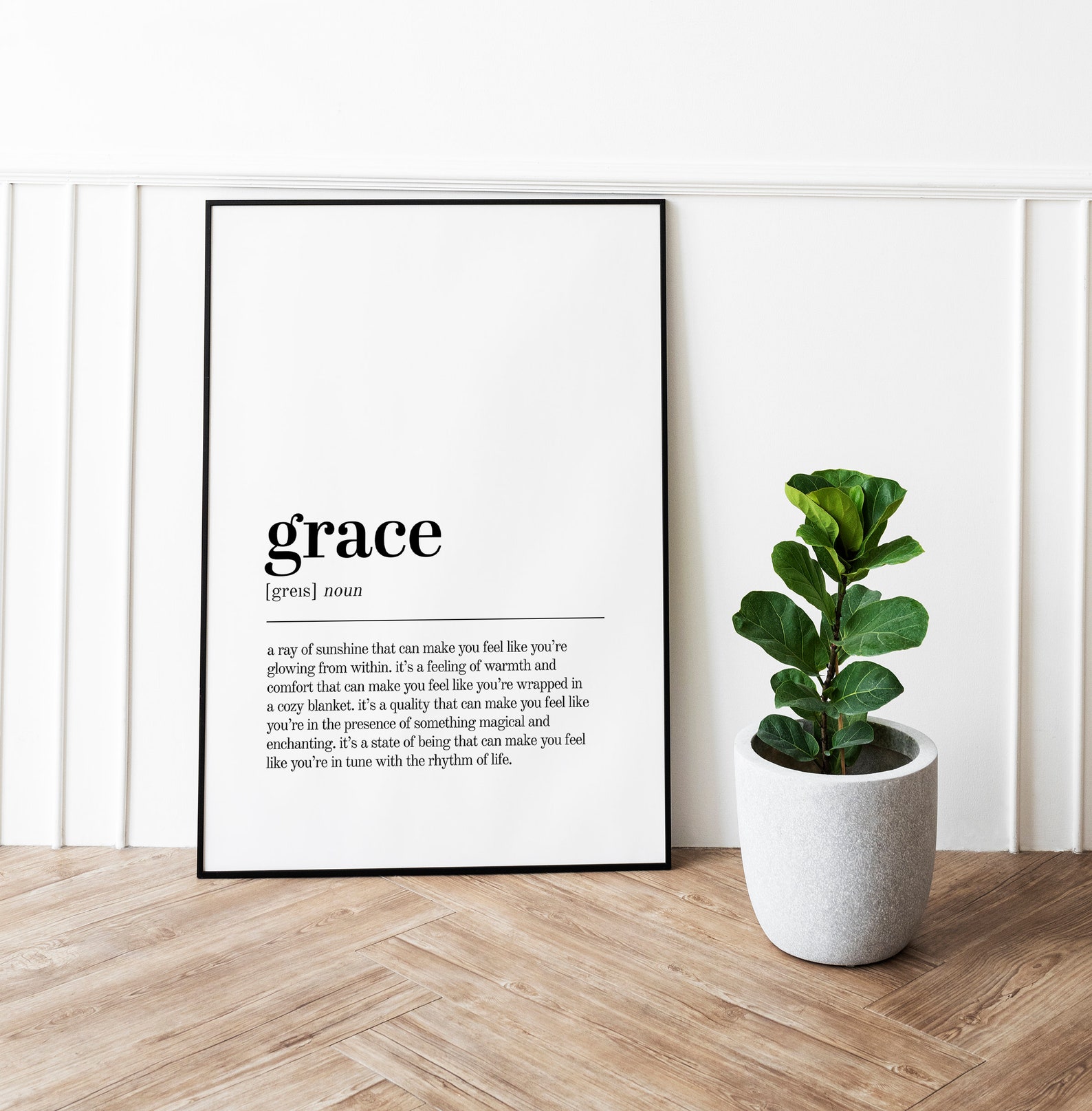 Grace Definition Print, Grace Printable Poster, Grace Wall Prints ...