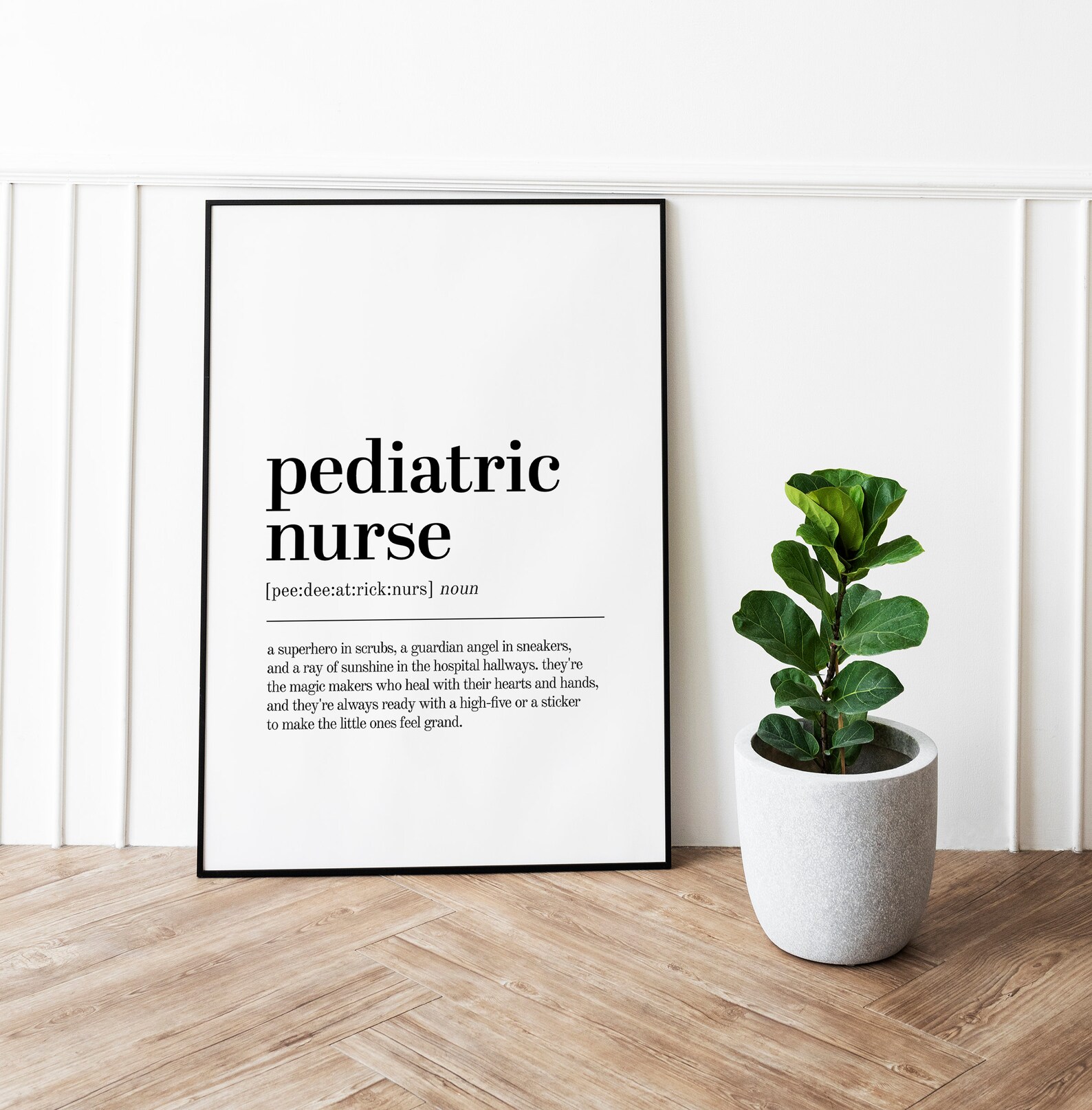 Pediatric Nurse Definition Print, Office Print, Unique Gift Idea, Gifts ...
