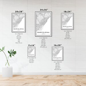 San Sebastián City Map, San Sebastian Spain Modern Road Map Print ...