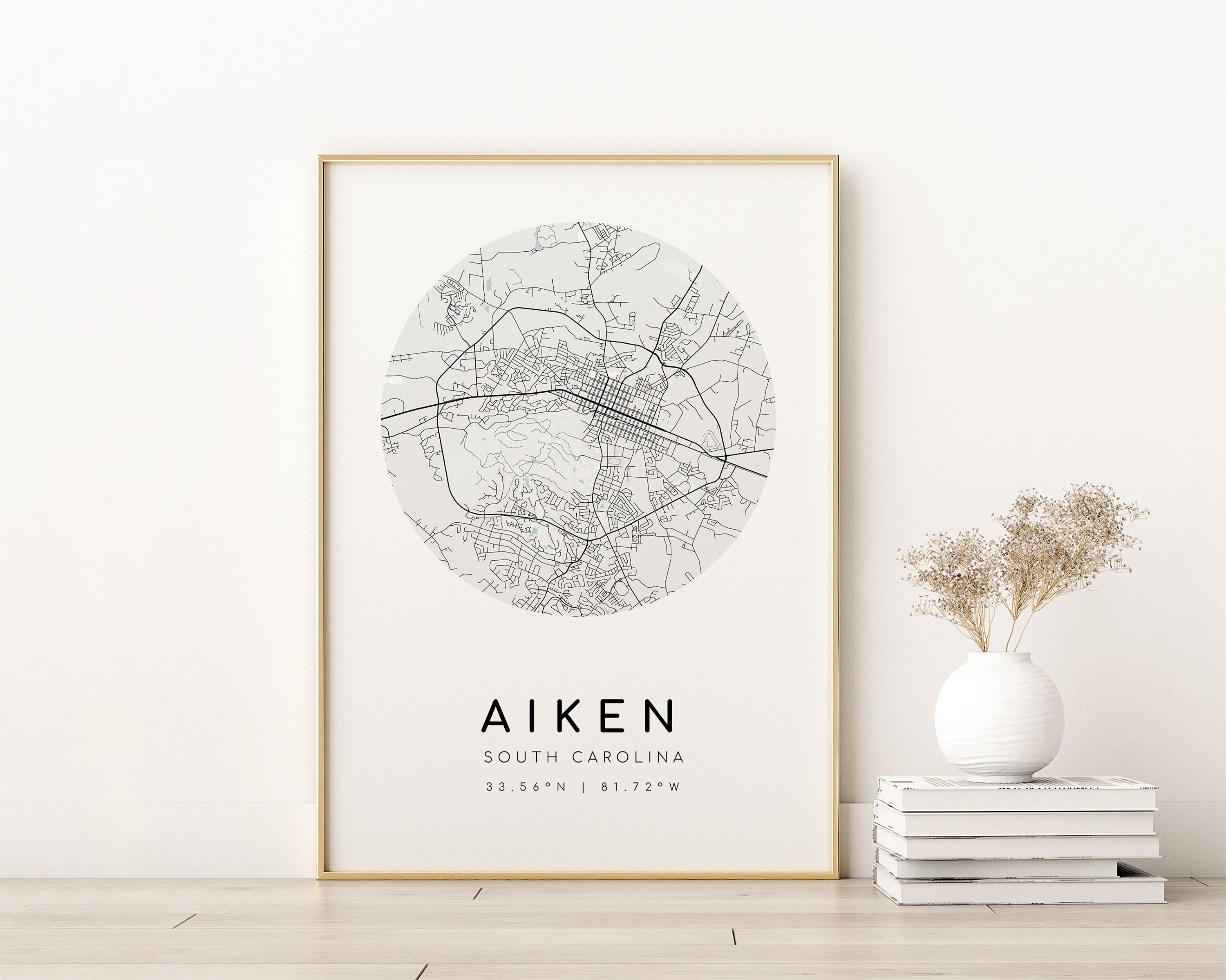 Aiken Sc City Map