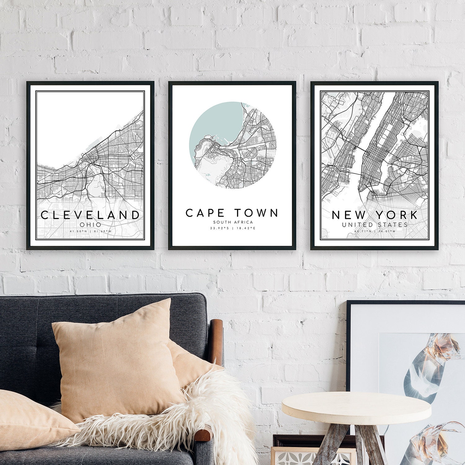 Digital Download Custom City Map Custom City Map Print - Etsy