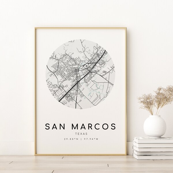 San Marcos Texas Wall Art - Etsy