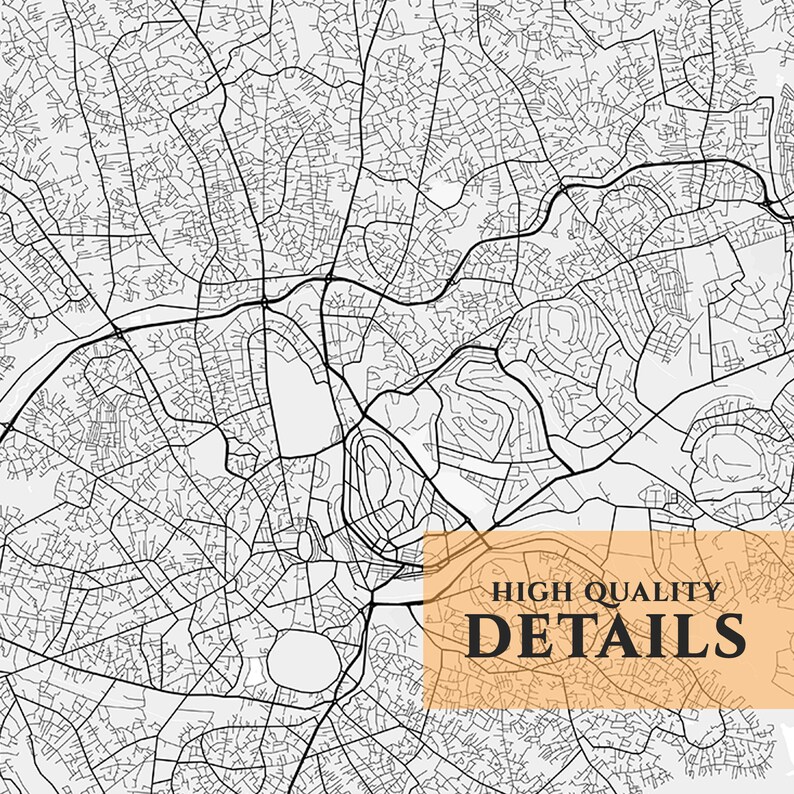 Kampala Map Print, Kampala Uganda City Map Poster, Custom Location Map ...