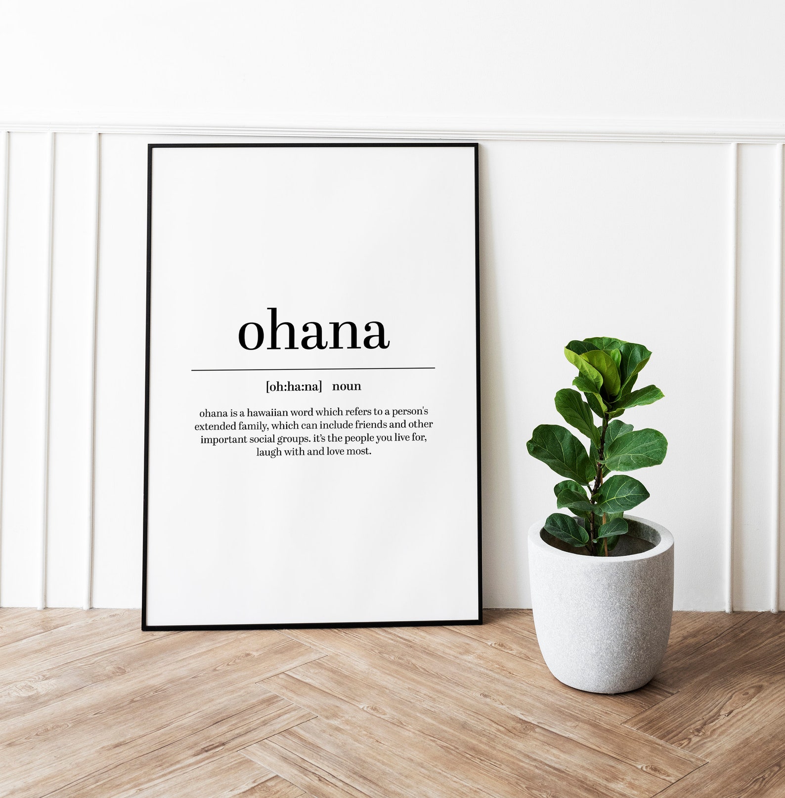 Ohana Definition Print Ohana Quote Poster Ohana Art Prints - Etsy
