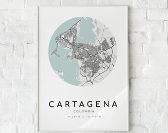 Colombia Map Printable - Etsy