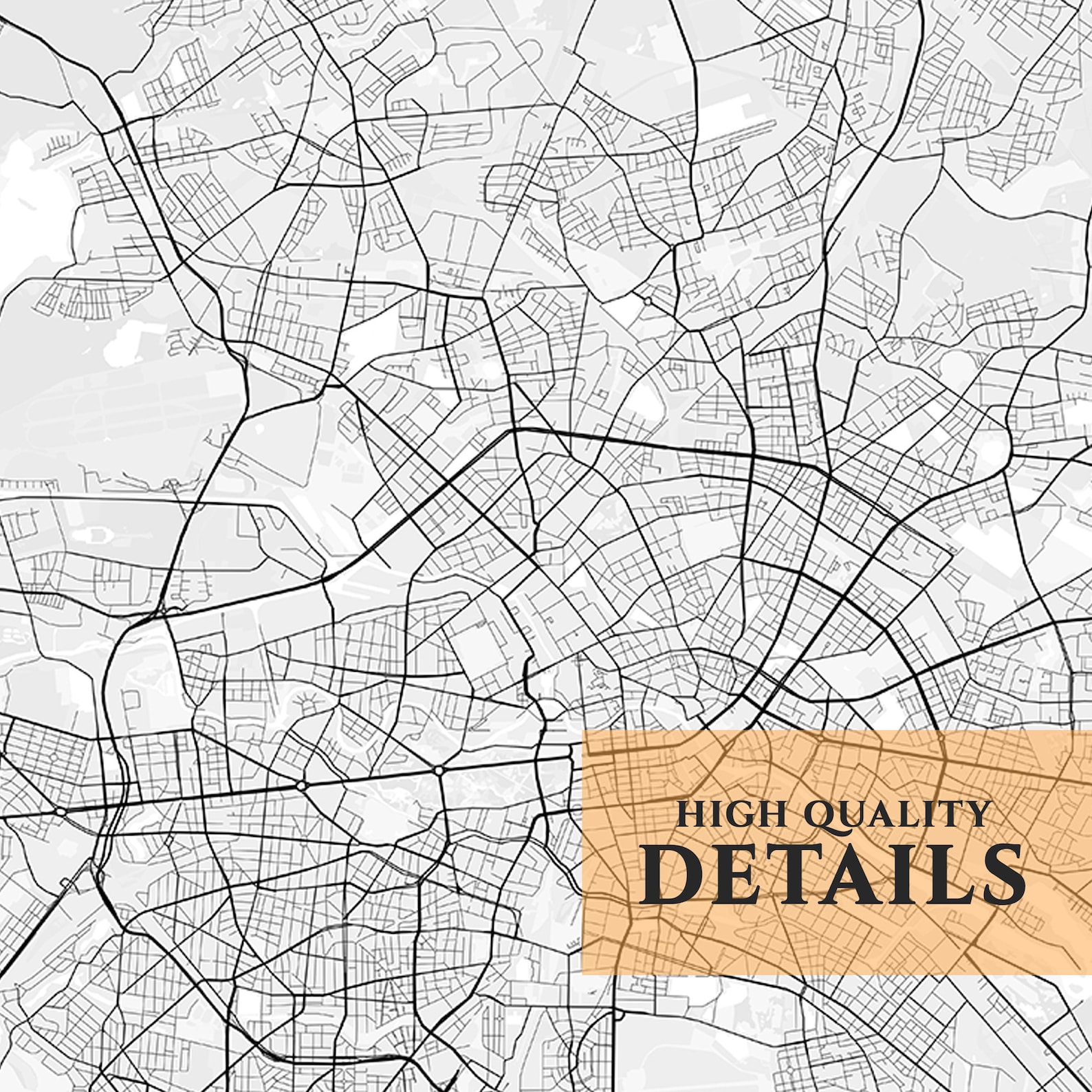 Berlin Map Print, Personalized Berlin Germany City Map, New Job Gift ...