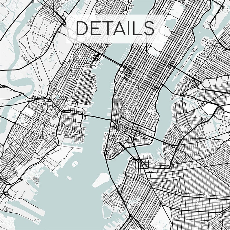 Digital Download Custom City Map Custom City Map Print - Etsy