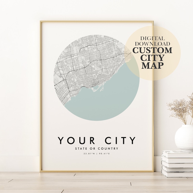 Neon Map Posters - Etsy