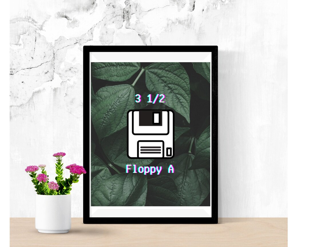 3 1/2 Floppy A DIGITAL PRINT - Etsy