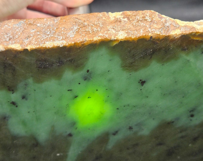 Large Siberian Apple Green Jade Slab - Etsy